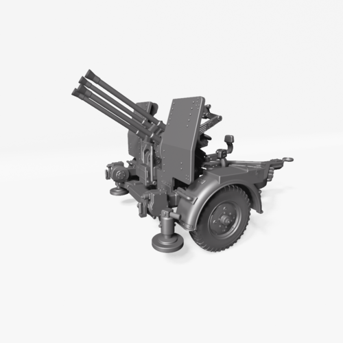 EMP3D 72011289 Armata przeciwlotnicza 2cm Flakvierling 38 - pozycja transportowa