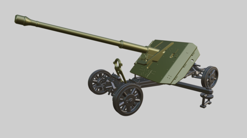 EMP3D 72011297 Działo przeciwpancerne 8,8cm PaK43 - pozycja bojowa 1