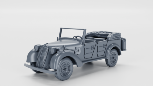 EMP3D 72011418 Samochód dwudrzwiowy Tatra 57K - ze złożonym dachem
