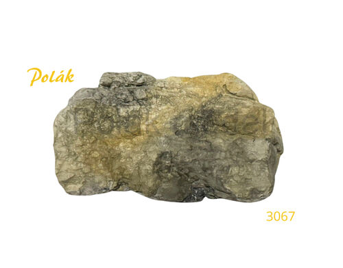 Polák 3067 Rock Cast - Dyed Gray-Ochre, Size 130x75mm