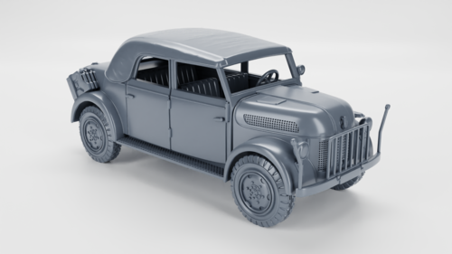 EMP3D 72011243 Steyr 1500 - sztabowy - z rozłożonym dachem