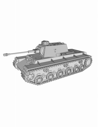 EMP3D 72011213 Niemiecki czołg ciężki Pz.Kpfw. na bazie KV-I 753(r)