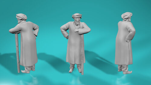 EMP3D 99204669-35 Arabowie - Starszy Mężczyzna Stojący