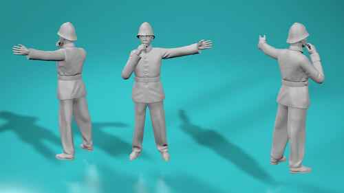 EMP3D 99204686-35 Belle Epoque - Policjant