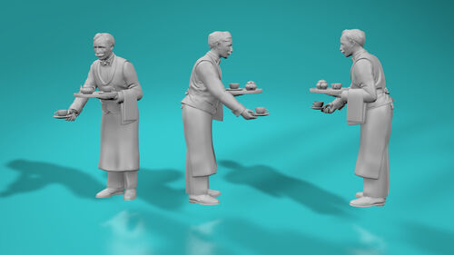 EMP3D 99204711-72 Kelner - Podający Filiżankę