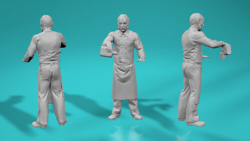EMP3D 99204730-48 Spaghetti Western - Kelner