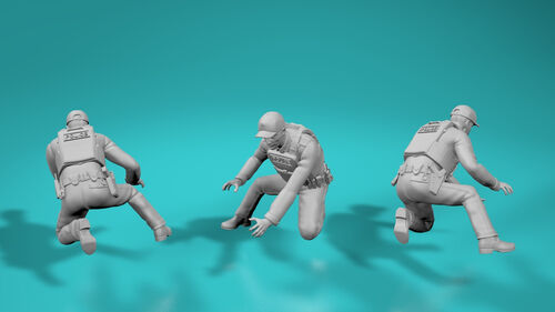 EMP3D 99204736-48 Akcja Policyjna - Policjant Aresztujący