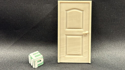 EMP3D 35150603-03 Drzwi standardowe - typ 3 - skrzydło+ościeżnica - 1:35
