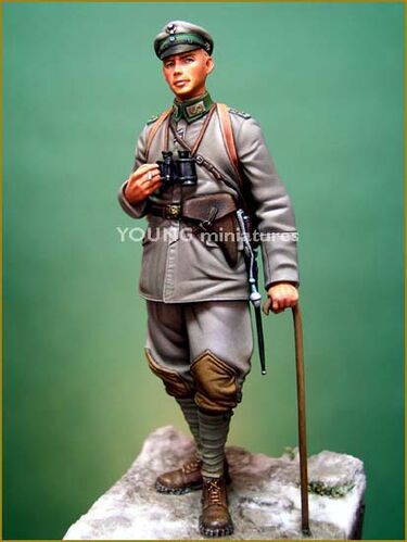Young Miniatures YM7001 Oberleutnant - 3rd Light Infantry Regiment (1917)