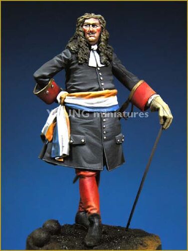 Young Miniatures YH7005 Dutch Officer of Artillery (1705)