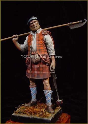 Young Miniatures YH9004 Highland Clansman (1746)