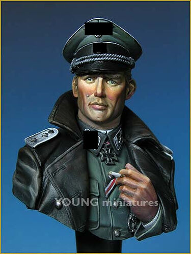 Young Miniatures YM1811 German Waffen SS Totenkopf Officer