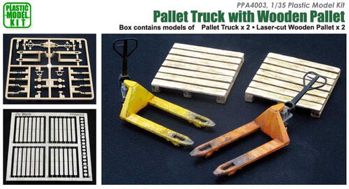 J's work models PPA4003 Pallet Truck with Wooden Pallet