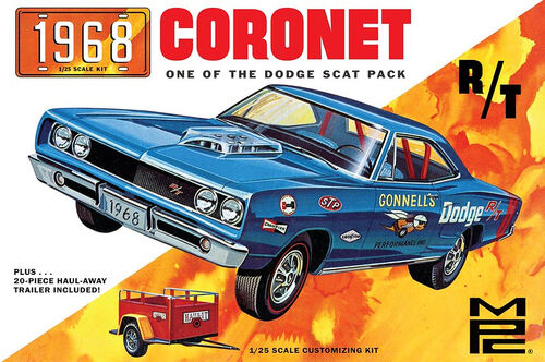 MPC 975 Dodge Coronet Hardtop with Trailer