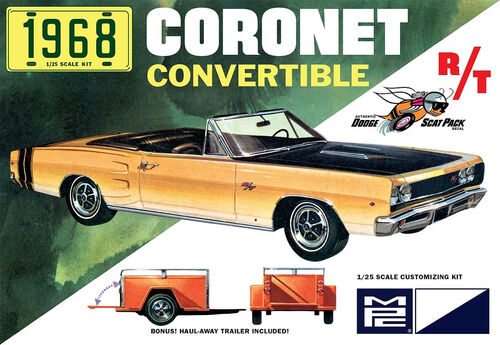 MPC 978 Dodge Coronet Convertible with Trailer (1968)