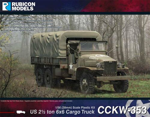 Rubicon Models 280037 US GMC CCKW 353 6X6 Truck