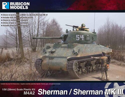 Rubicon Models 280055 M4A2 Sherman / Sherman III