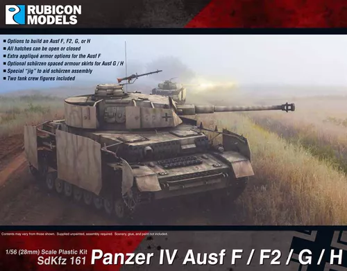 Rubicon Models 280077 Panzer IV Ausf. F / F2 / G / H