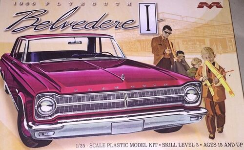 Moebius 1218 1965 Plymouth Belvedere