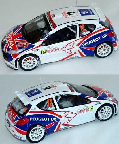 Dominomodel 24KIT13 PEUGEOT 207 S2000 MONTE CARLO 2009 MEEKE