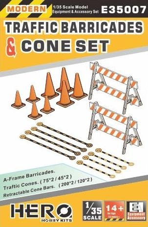 Hero E35007 Traffic Barricades and Cone Set