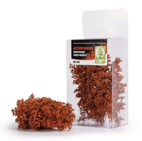 Model scene 702-05S Fine Bushes with Leaves - Autumn Orange