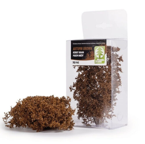 Model scene 702-14S Fine Bushes with Leaves - Autumn Brown