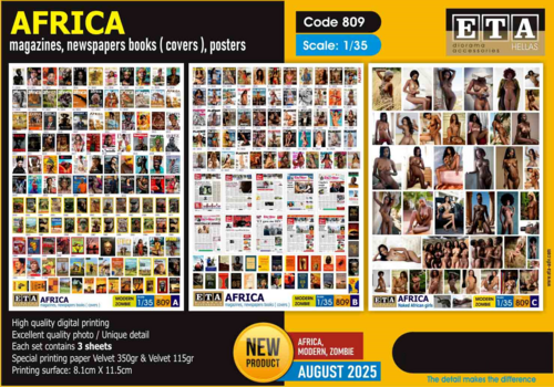 ETA DIORAMA ACCESSORIES 809 Africa - Magazines