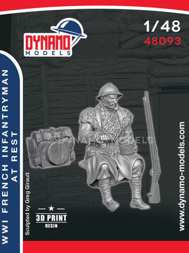 Dynamo-Models 48093 WWI French Infantryman At Rest