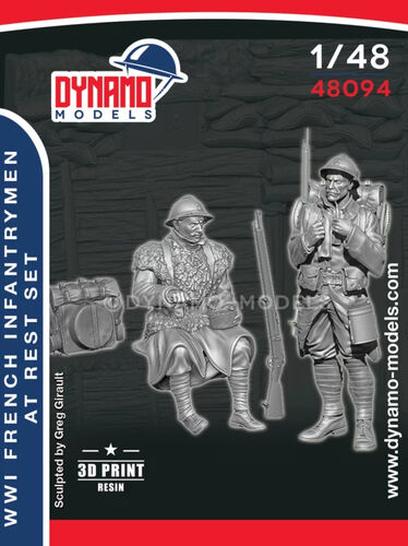 Dynamo-Models 48094 WWI French Infantryman At Rest Set