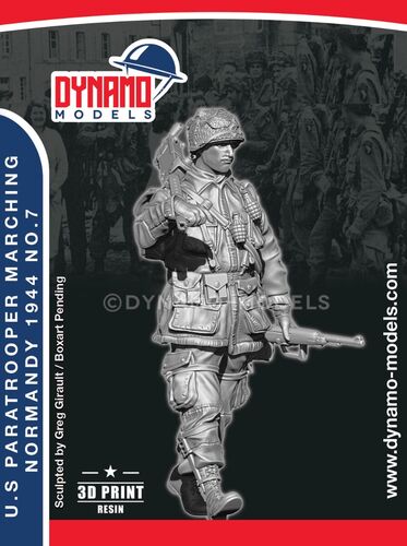 Dynamo-Models 48119 U.S Paratrooper 'MG' Marching (Normandy 1944) No.7