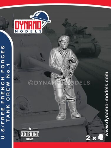 Dynamo-Models 48131 U.S/Free French Forces Tank Crew No.1