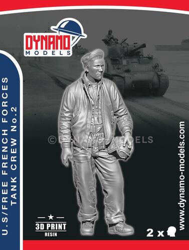 Dynamo-Models 48132 U.S/Free French Forces Tank Crew No.2