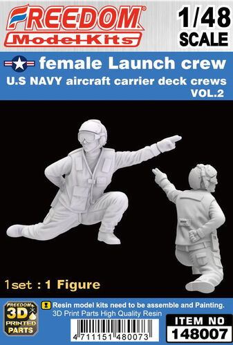 Freedom Model Kits 148007 Female Launch Crew US Navy Aircraft Carrier Crews Volume 2