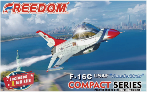 Freedom Model Kits 162020 Lockheed Martin F-16 C Thunderbirds (Compact Series)