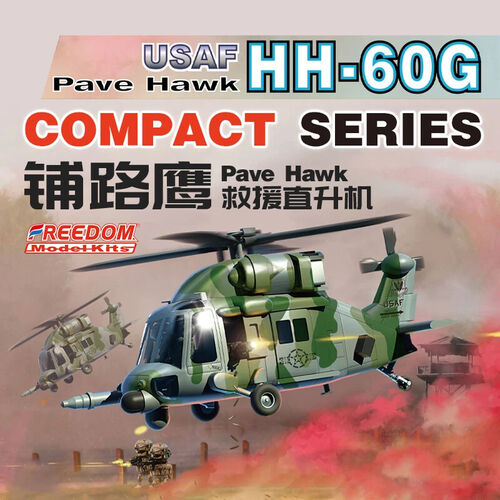 Freedom Model Kits 162033 Sikorsky HH-60 G Pave Hawk USAF (Compact Series)