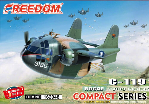 Freedom Model Kits 162048 ROCAF C-119 Flying Boxcar (Compact Series)