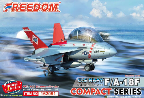 Freedom Model Kits 162091 Boeing F/A-18 F Super Hornet - US Navy VFA-102 Diamondbacks