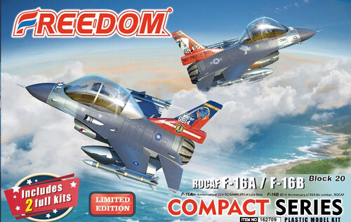 Freedom Model Kits 162709 General Dynamics F-16 A/B Block 20 (Compact Series)