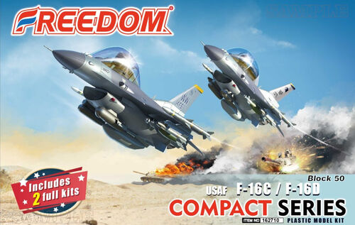 Freedom Model Kits 162710 Lockheed Martin F-16 C / D USAF (Compact Series)