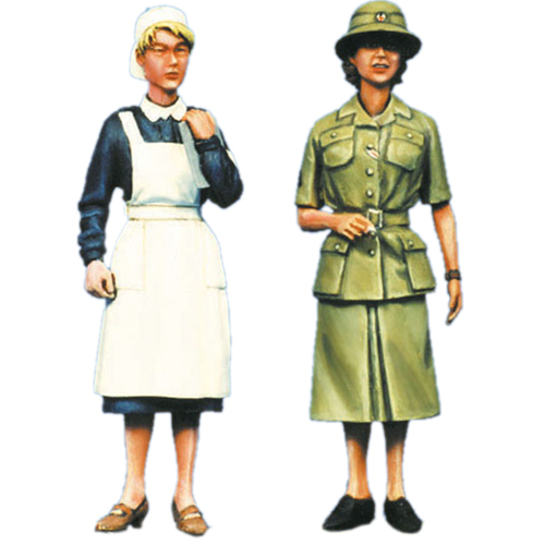 SOLMODEL MM012 German WWII Nurse (2 Figures)