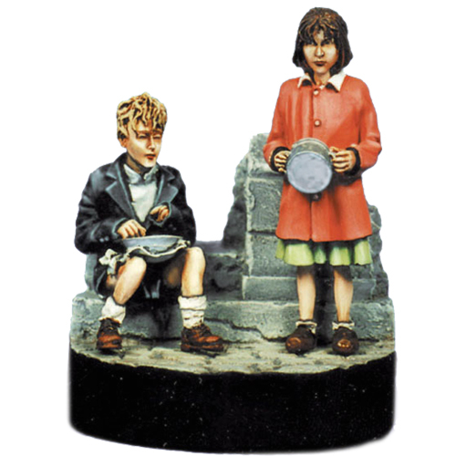 SOLMODEL MM015 European Children (2 Figures)