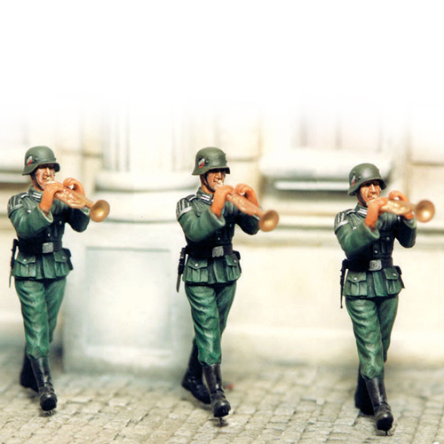 SOLMODEL MM076 Trumpet Player (3 Figures)