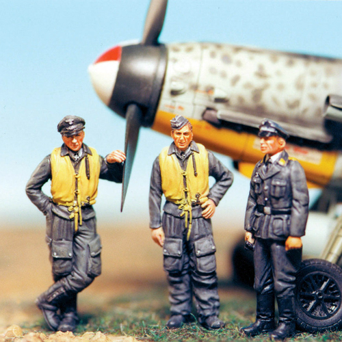 SOLMODEL MM101 German WWII Pilot Set (3 Figures)