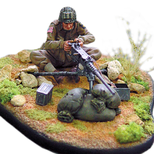 SOLMODEL MM115 US WWII 101st Airborne Division with Cal.50 (1 Figure)