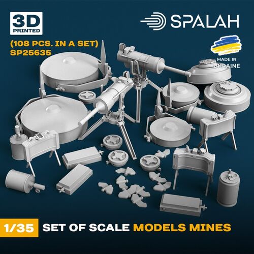 Spalah 25635 Mines (108 pcs / 3D-Printed)