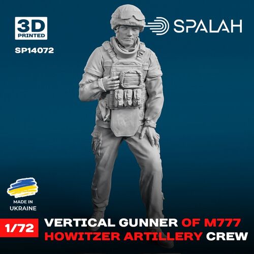 Spalah 14072 Vertical Gunner of M777 Howitzer (1 Figure / 3D-Printed)