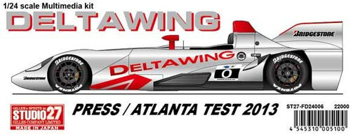 Studio 27 FD24006 DeltaWing - Press / Atlanta Test 2013 Multimedia Kit