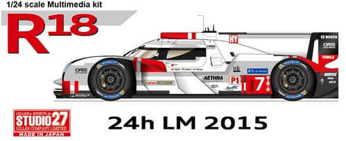 Studio 27 FD24013 Audi R18 E-tron Quattro - Le Mans 2015 Multimedia Kit