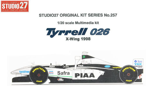 Studio 27 FK20257 Tyrrel 026 Early Season - X Wing 1998 Multimedia Kit